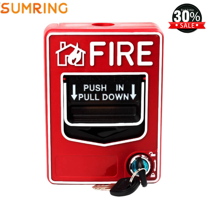 Jual Red Pull Down Station Release Push Push In Push Down Press Button ...