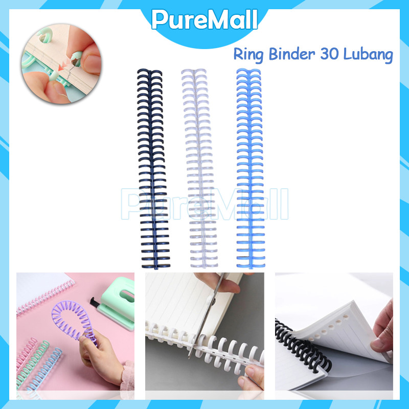 Jual Spiral Ring Binder Loose Leaf / Binder Plastik / Spiral Ring ...