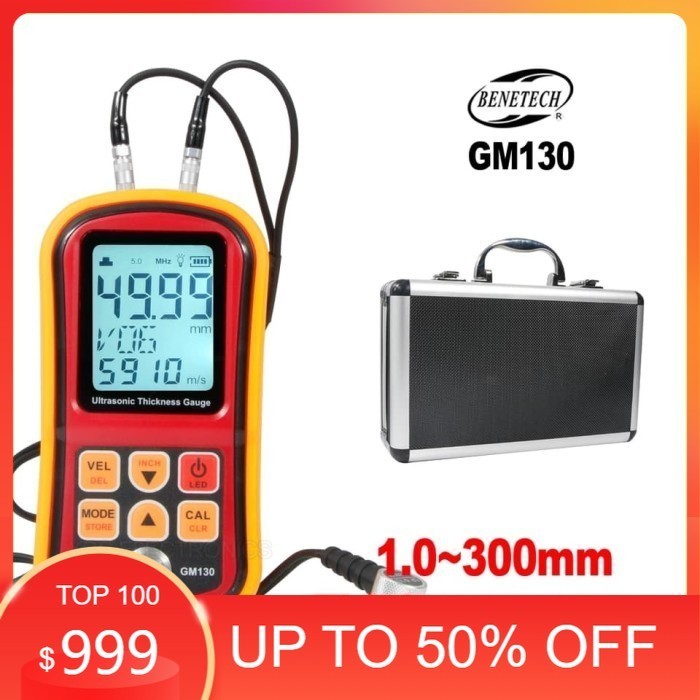 Jual GM130 DIGITAL THICKNESS GAUGE ULTRASONIC Gm 130 UKUR KETEBALAN ...