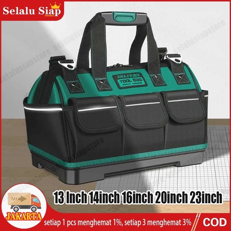 Jual GREENER Tool Bag 13 Inch 14inch 16inch 20inch 23inch Kain Oxford ...