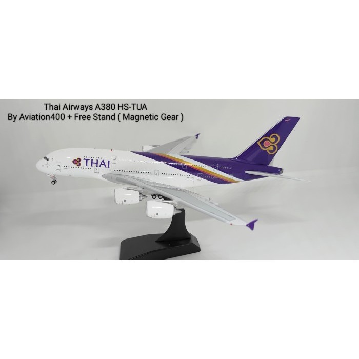 Jual DIECAST PESAWAT TERBANG Thai Airways A380 HS-TUA By Aviation400 1:400 Skala AIRCRAFT ...