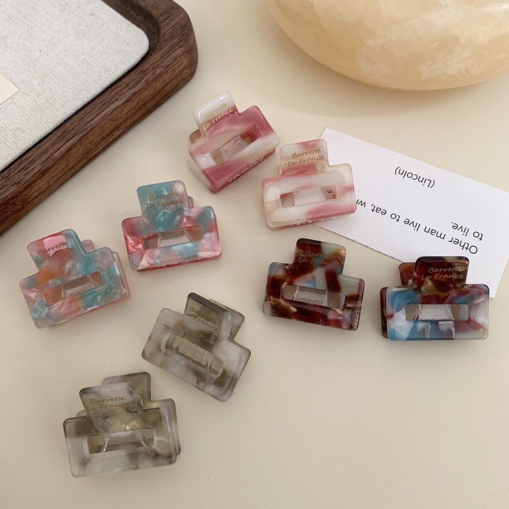 Jual Town Shell - Mini Kotak Pattern Korean Hair Clip / Jepit Rambut ...