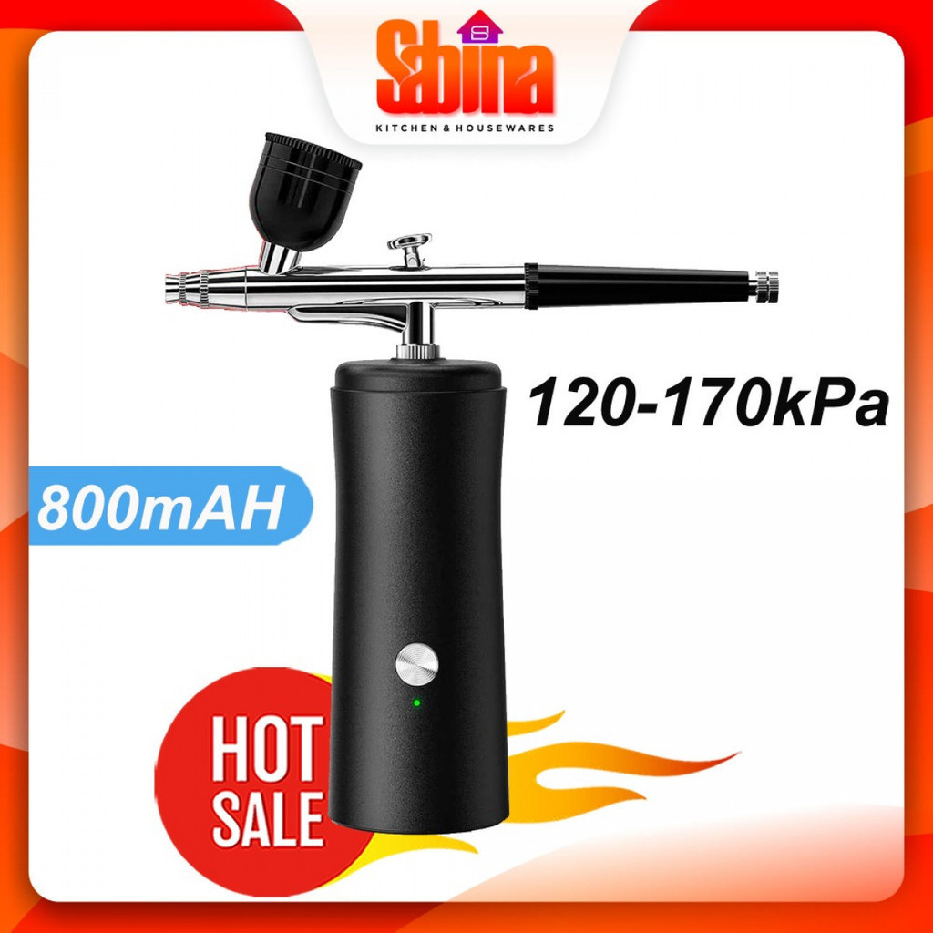 Jual Air Compressor Mini Airbrush Spray Gun Nail Art Body Painting ...