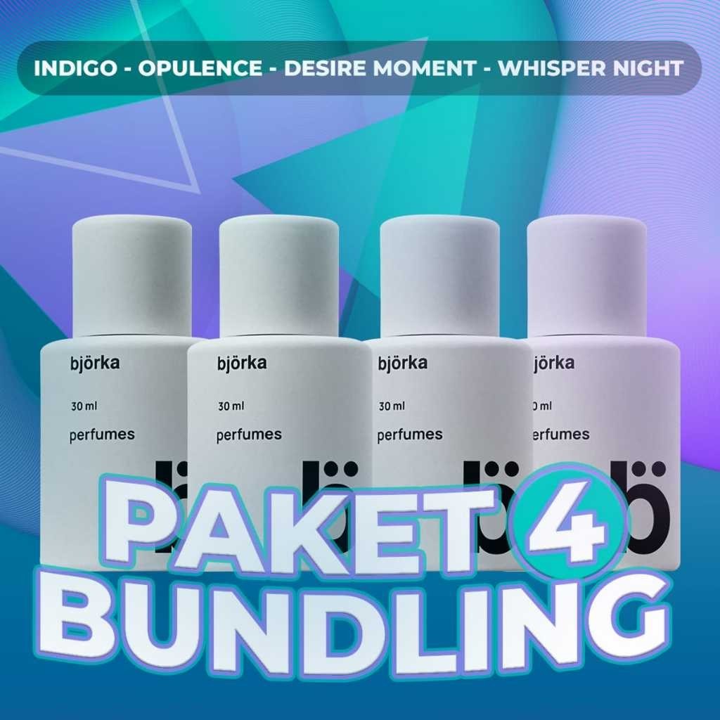 Jual BUNDLING 4 BOTOL Parfum Pria Bjorka Official (INDIGO - OPULENCE ...