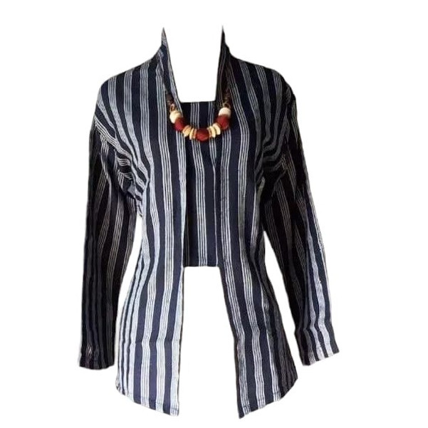 Jual kebaya sorjan Lurik Baju nita Adat Ja/Kebaya Tenun Lurik Jogja Solo/Kebaya Adat/Kebaya ...