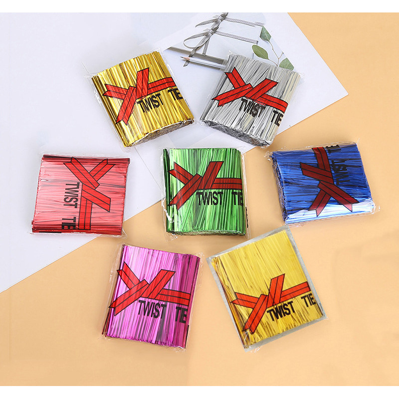 Jual Pita Kawat +- 800pcs / Kawat Ikat Kado Snack Ulang Tahun / Kawat ...