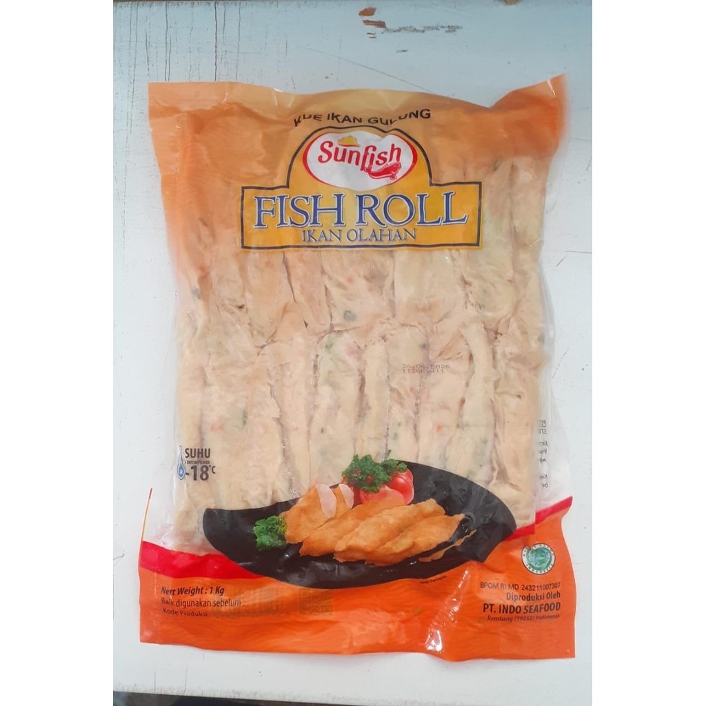 Jual Sunfish Fish Roll 1 Kg - Olahan Roll Ikan | Shopee Indonesia