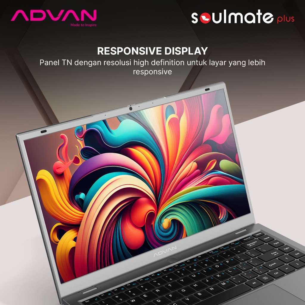 Jual LAPTOP ADVAN Laptop Soulmate Plus AMD Ryzen 5 3500U 8GB 256GB Free ...