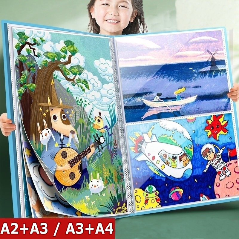 Jual Portable Drawing Portfolio Folder A2 A3 Document Organizer File ...