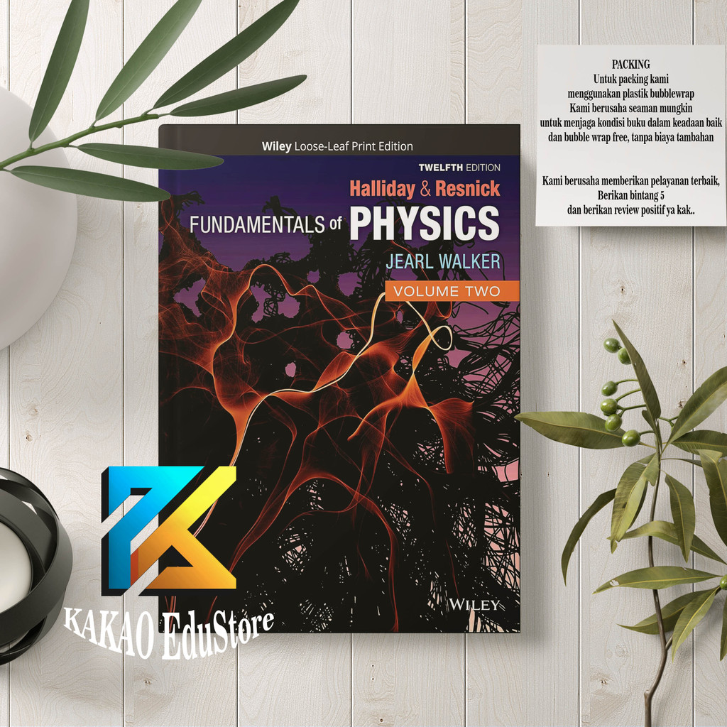 Jual Fundamentals of Physics, Volume 2, 12th Edition - David Halliday Robert Resnick Jearl ...