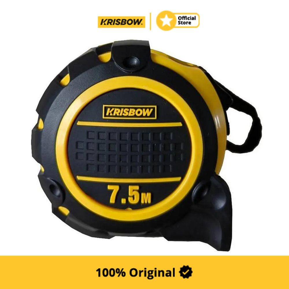 Jual Krisbow 7.5 mtr Meteran Lrmt8 - Kuning Alat Pengukur Barang Alat ...