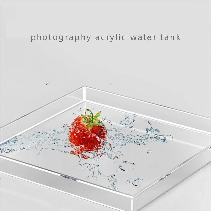 Jual Transparent Acrylic Water Tank Shallow Sink Photo Studio Kit ...
