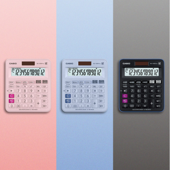 Jual Kalkulator Color Full CASIO MJ-120D PLUS - Calculator 12Digit ...