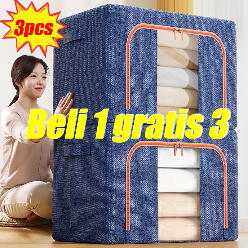 Jual storage box 66L/110L kotak penyimpanan container box tahan lembab ...