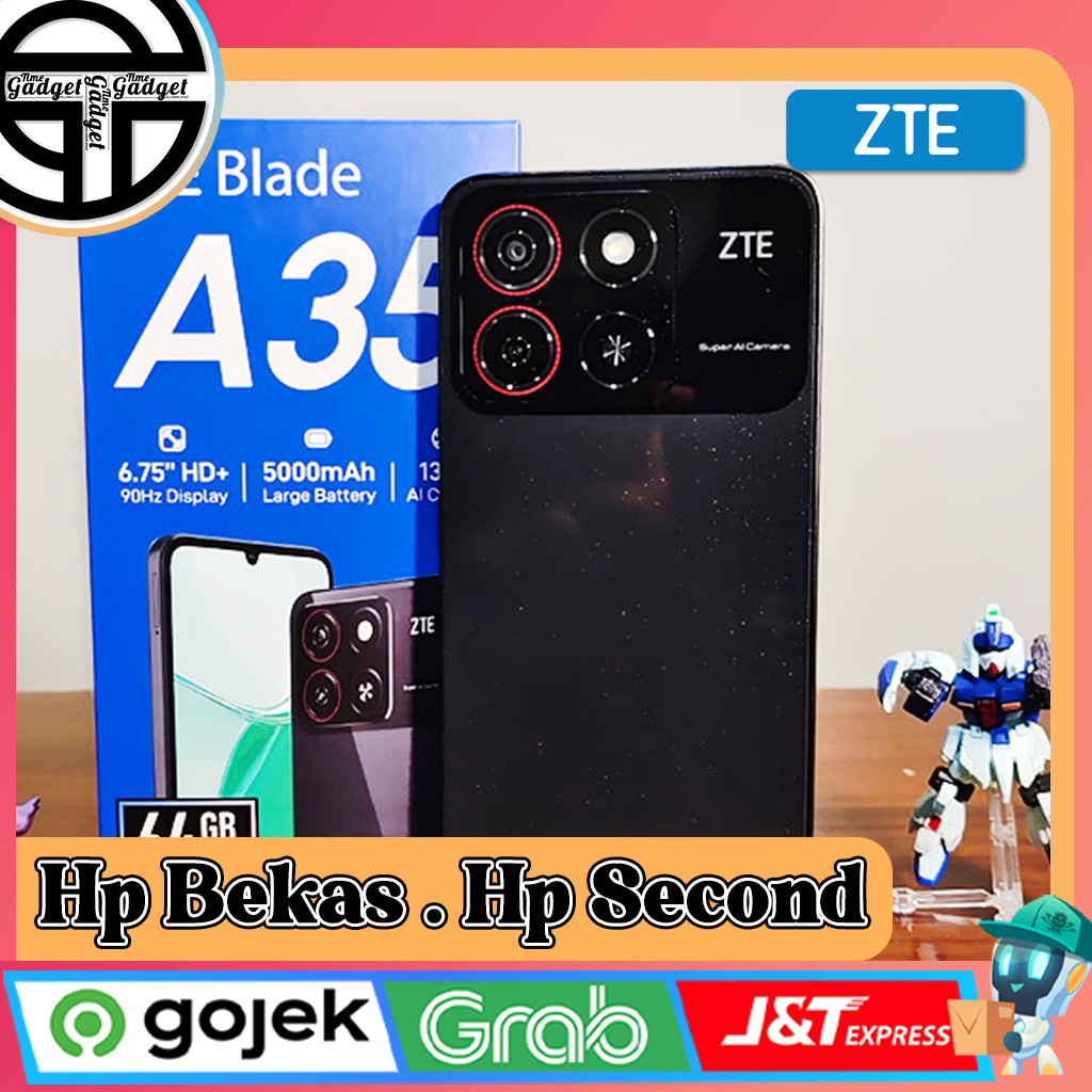 Jual ZTE Blade A35 Ram 4 Rom 64GB Second Original Resmi Indonesia ...