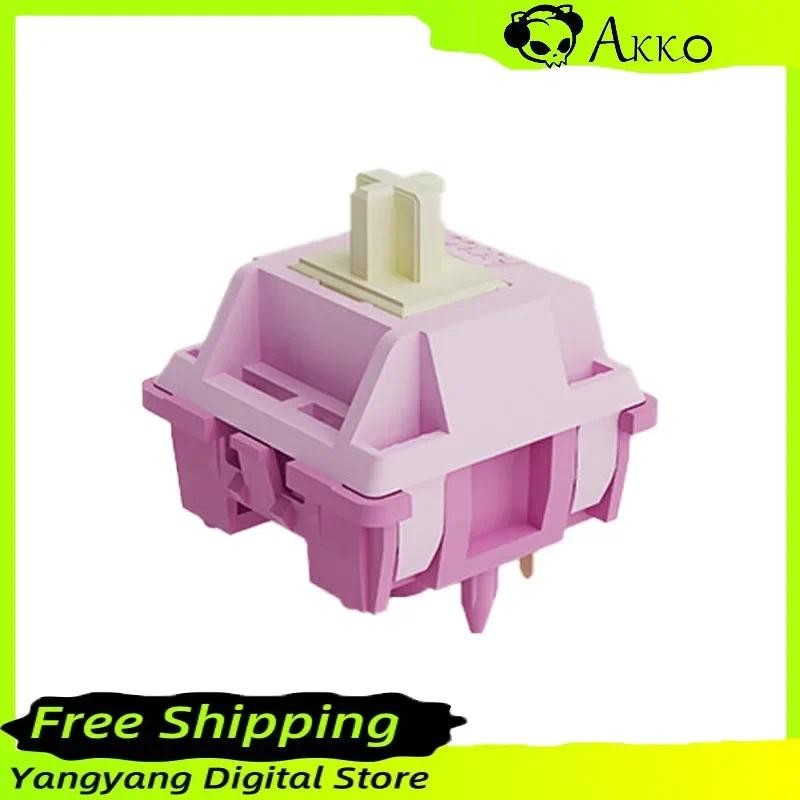 Jual Akko V3 Pro Creamy Purple Switch 5-pin 30gf Tactile Switch ...