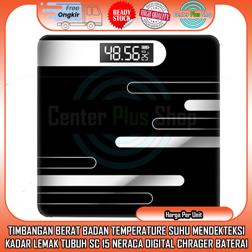 Jual Timbangan Pengukur Mengukur Badan Mendeteksi Massa Digital ...