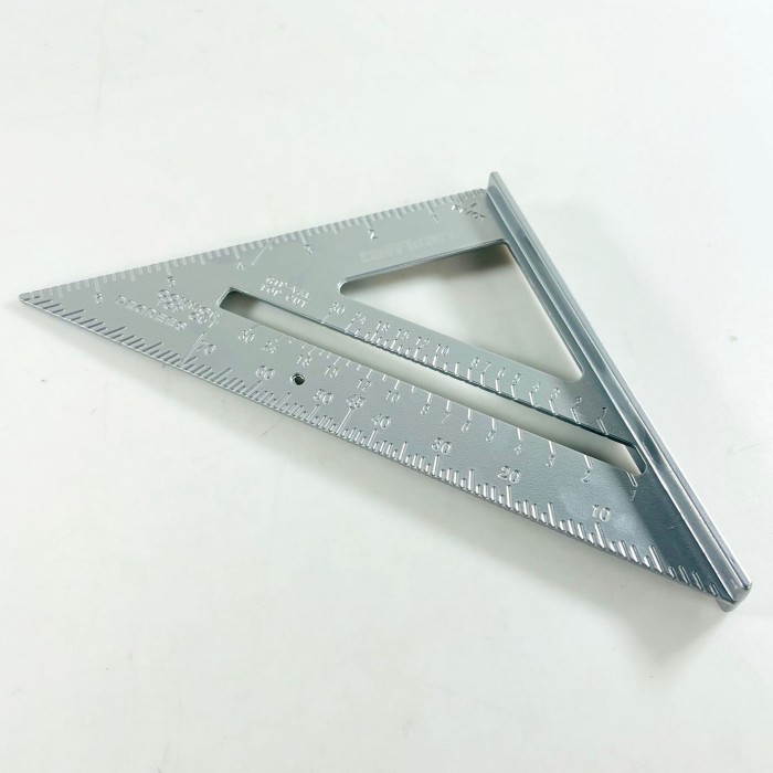 Jual Taffware Penggaris Siku Mistar Triangle Ruler Aluminium Alloy Besi ...