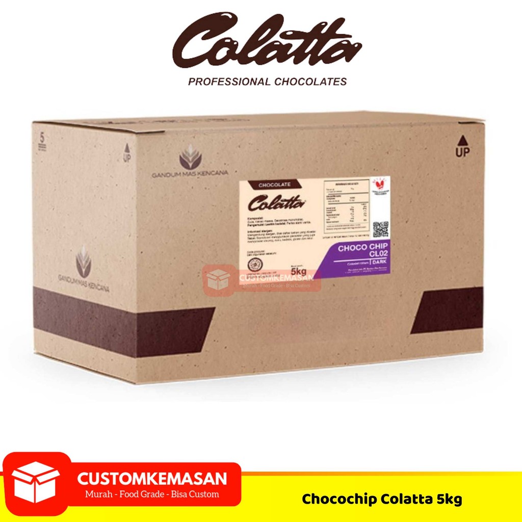 Jual Colatta Choco Chips 5kg / Choco Chips Cokelat Colatta / Choco ...