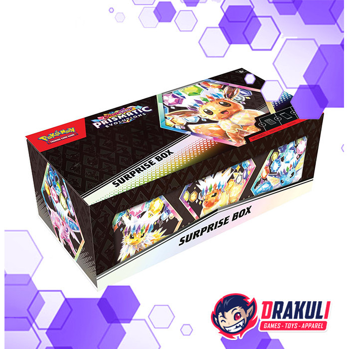 Jual TCG Pokemon SV8.5 Scarlet & Violet Prismatic Evolutions Surprise Box | Shopee Indonesia