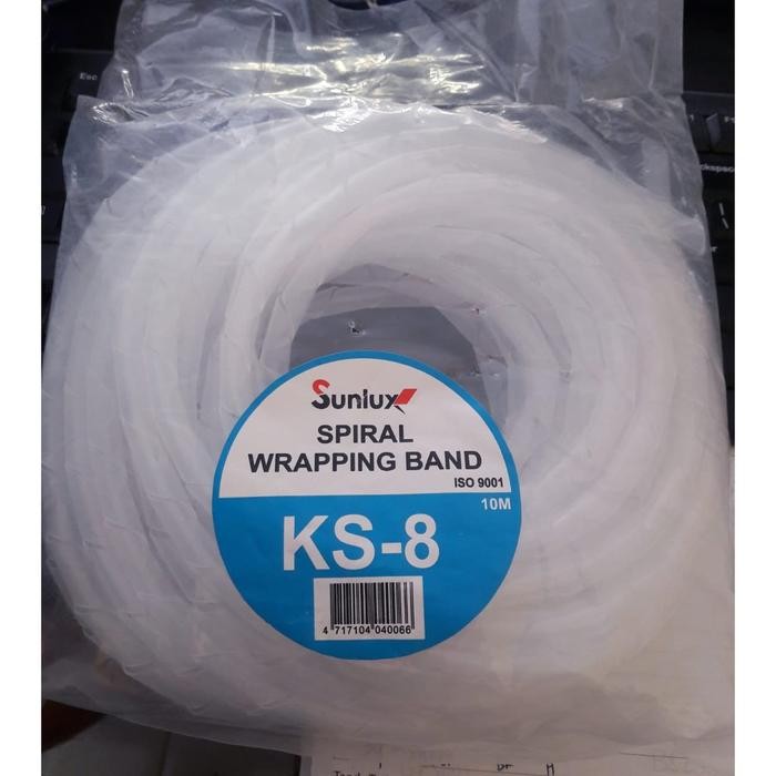 Jual 10meter Kabel sepiral Pelindung Pembungkus Kabel Spiral Wraping ...