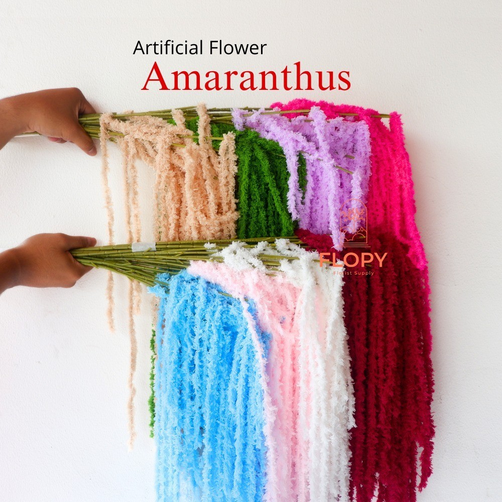 Jual [ 3 Cabang ] Artificial Amaranthus X3 / Bunga Artificial / Bunga ...