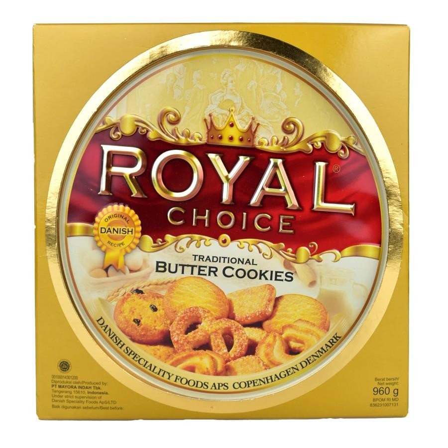 Jual Biskuit Kaleng ROYAL Butter Cookies 960 Gr | Shopee Indonesia