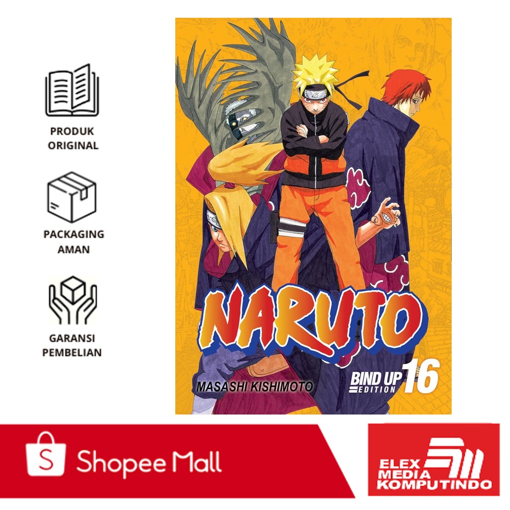 Jual Elex - Naruto Bind Up Edition 16 (Masashi Kishimoto) | Shopee Indonesia