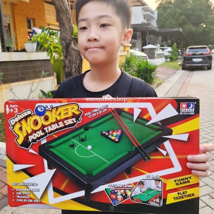 Jual Mainan Anak Biliard Mini Pool Snooker Anak Olahraga Biliar Board ...