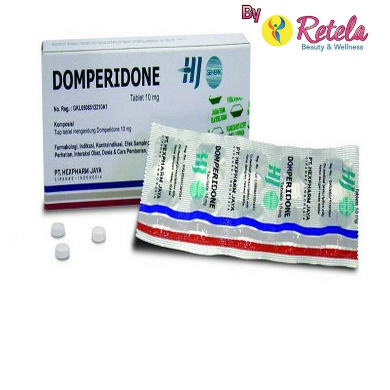 Jual DOMPERIDONE 10MG 1 STRIP 10 TABLET | Shopee Indonesia