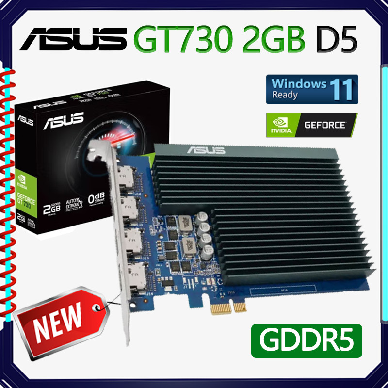 Jual Asus GeForce GT730 4H SL 2GD5 Video card GT730 Desktop CPU Graphics card GDDR5 Nvidia ...