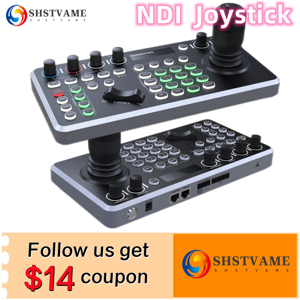 Jual NDI Joystick Keyboard PTZ Camera Controller Panel Control Tally ...