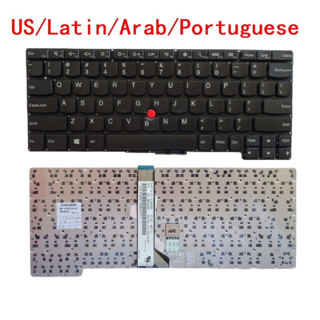 Jual PREORDER New US Latin Arab Portuguese Laptop Keyboard For Lenovo ...