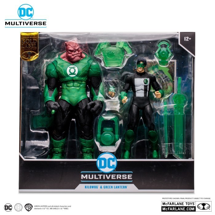 Jual Mcfarlane Kilowog Kyle Rayner DC Green Lantern Corps Gold Label ...