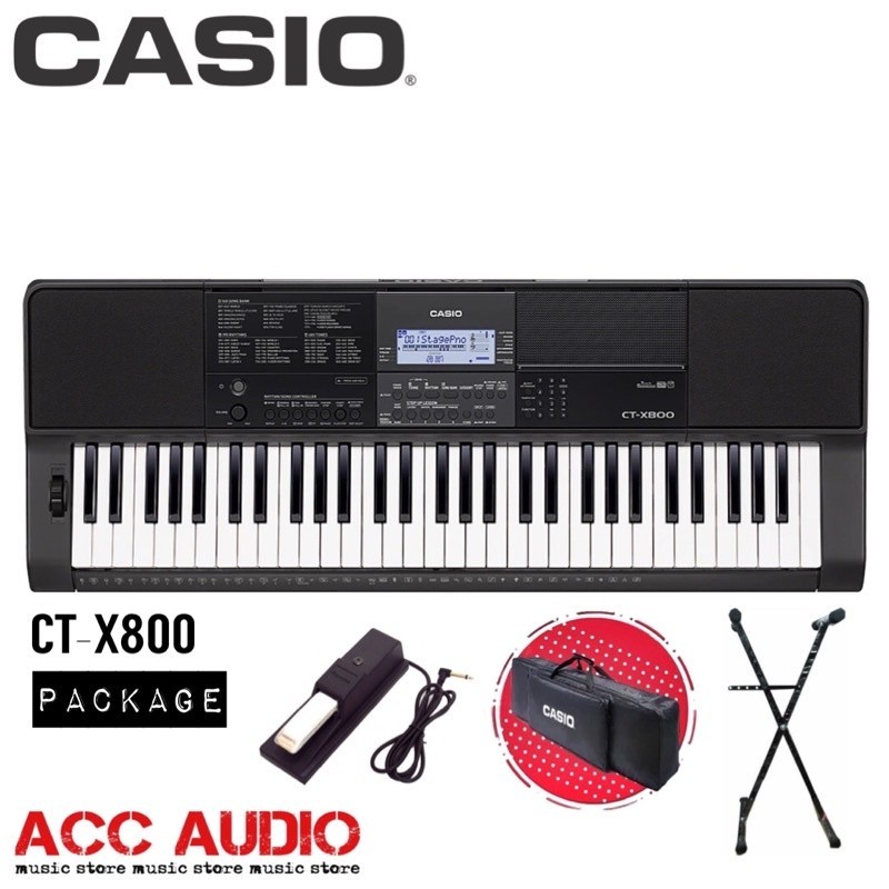 Jual Keyboard CASIO CTX800 / CT-X800 Garansi Resmi 1 Tahun | Shopee ...