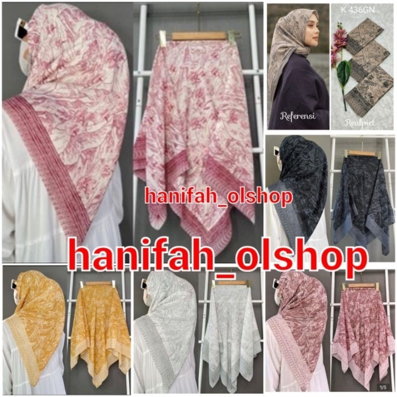 Jual TREN MASA KINI HIJAB SEGI EMPAT VOAL PREMIUM JILBAB MOTIP GUNUNG ...
