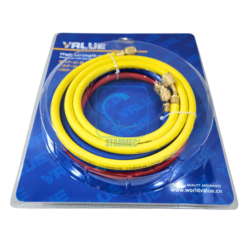 Jual Selang Manifold Value R32 R410a R22 150cm Set VRP-U-RYB-150-R410 ...