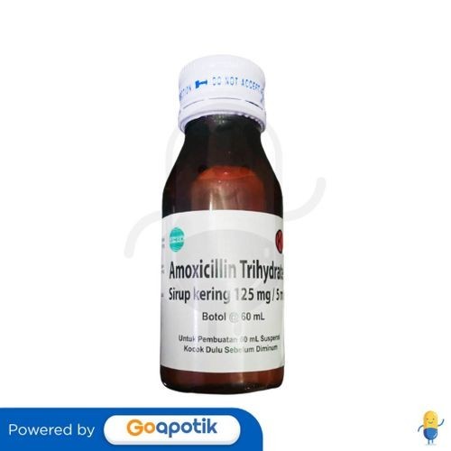 Jual Amoxicillin Trihydrate Mersifarma 125 Mg/5 Ml Dry Syrup 60 Ml | Shopee Indonesia