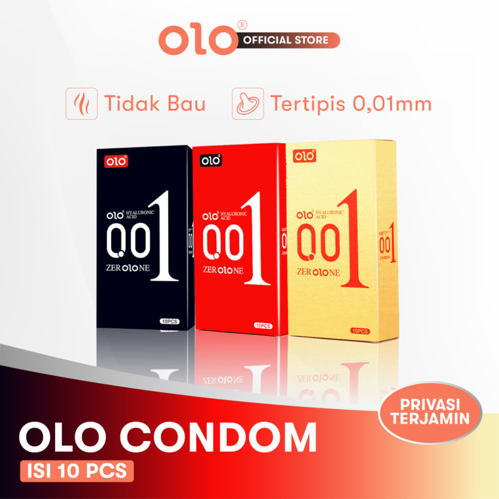 Jual Kondom OLO 001 ZeroOLOne Varian Hitam I Merah I Emas Isi 10 Pcs Paling Tipis Bergerigi ...
