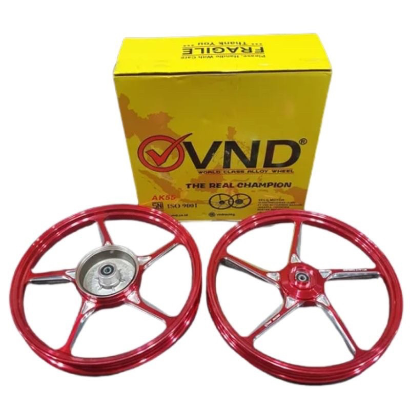 Jual VELG RISING MOTOR JUPITER FIZR MERK VND SIX STAR RACING WARNA GOLD ...