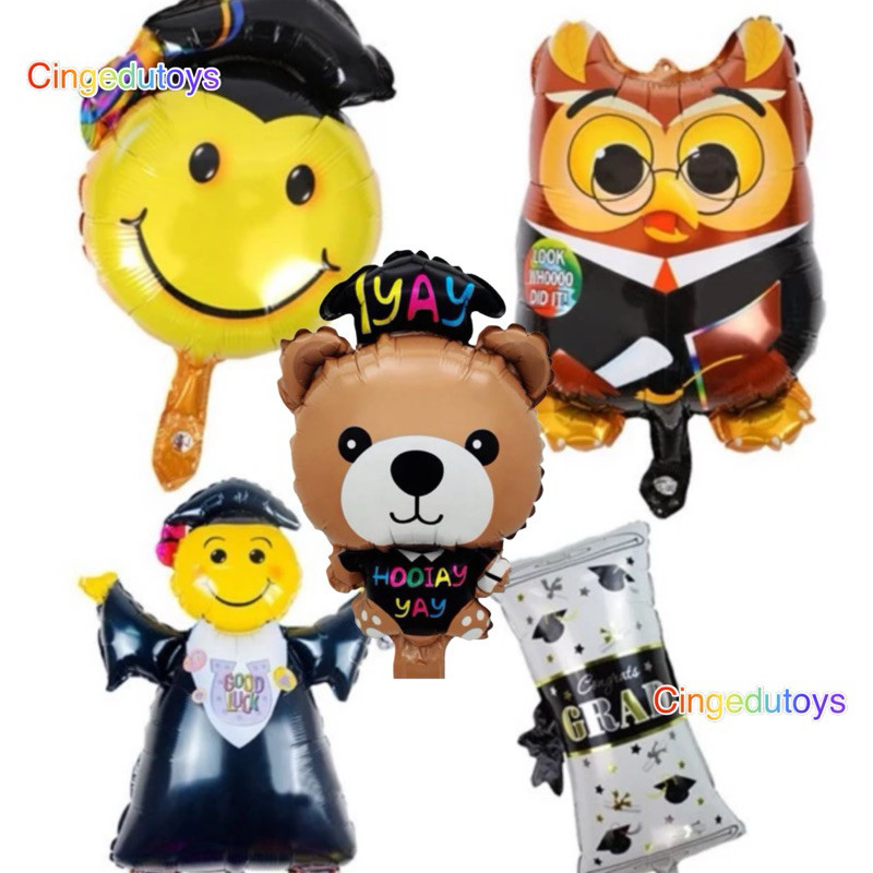 Jual Balon Foil Graduation / Wisuda (mini) satuan | Shopee Indonesia