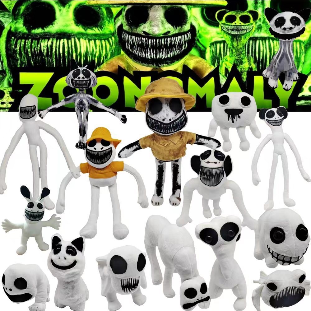 Jual Hot Zoonomaly Plush Toys Horror Cat Plushies Doll Monster Stuffed ...