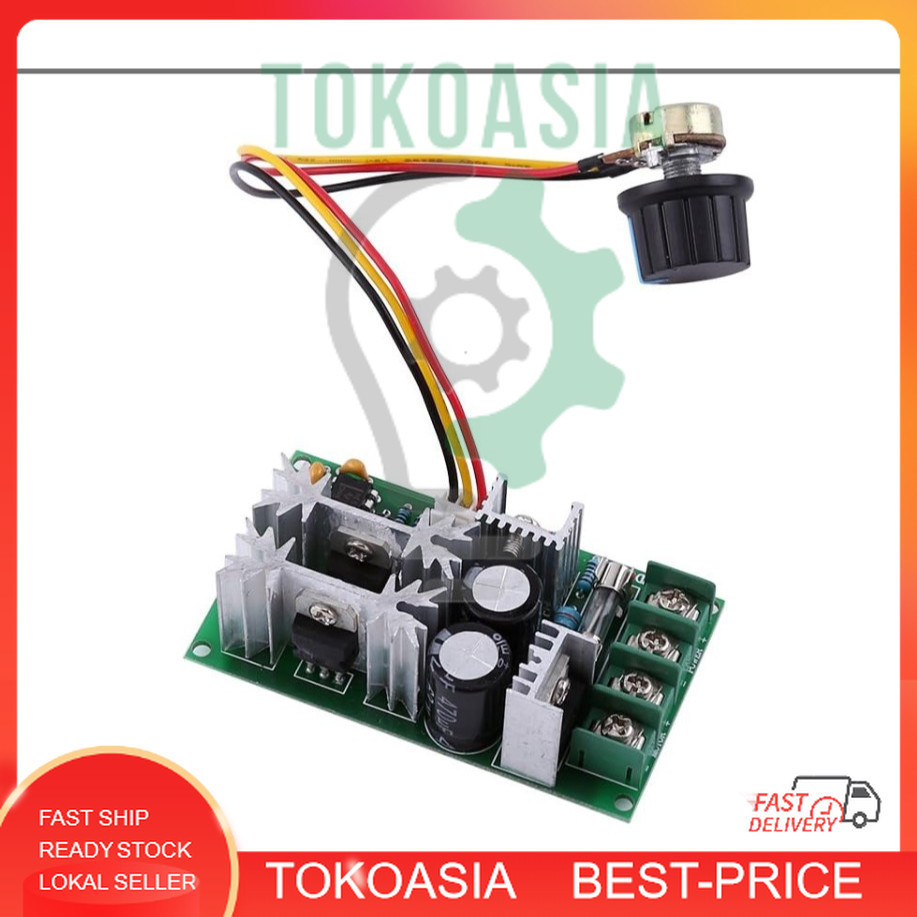 Jual PWM 20A 12V 24V 36V 48V DC Motor Speed Controller Module High ...