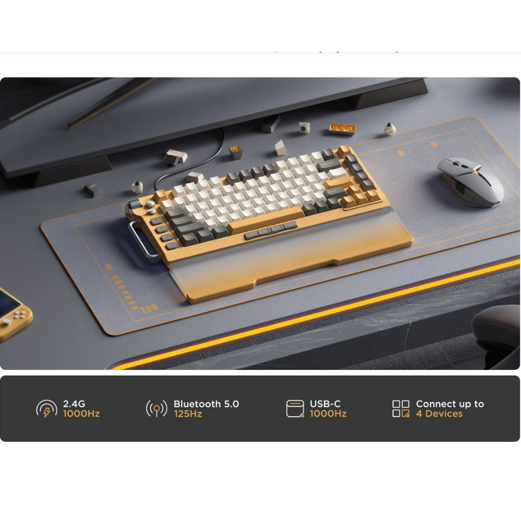 Jual PROMO TOKO Nuphy Field75 Wireless Mechanical Gaming Keyboard ...