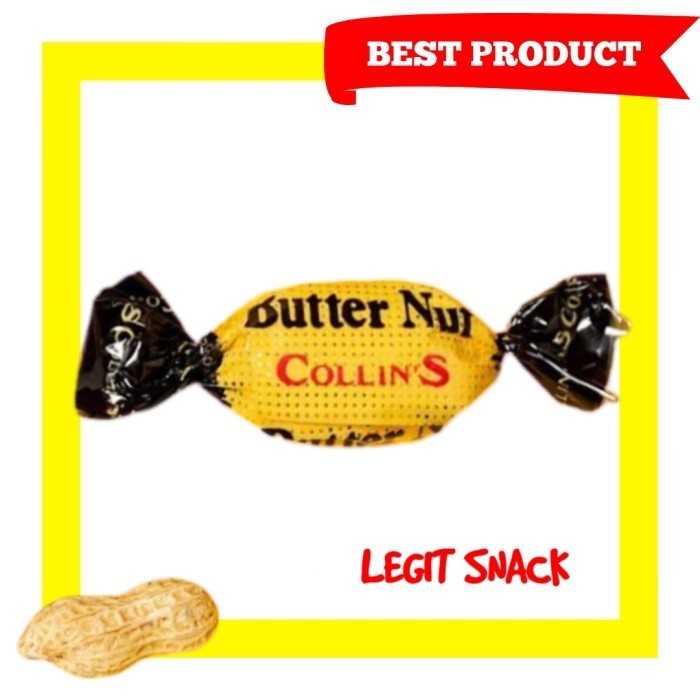 Jual JAJAN PASAR/ SNACK JADUL/ PERMEN COLLINS BUTTERNUT 100PC / COLLIN ...