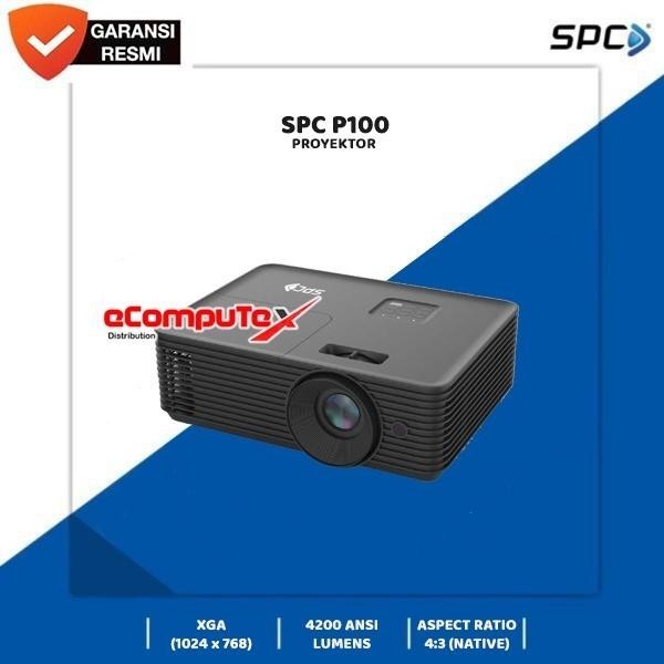 Jual SPC PROJECTOR P100 - 4200 ANSI LUMENS DLP TECHNOLOGY | Shopee Indonesia
