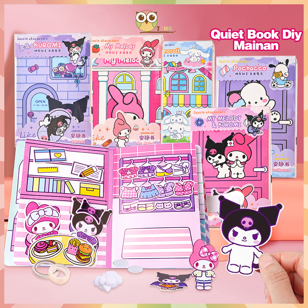 Jual JCHO Quiet Book Diy Mainan Edukasi Busy Book Buku Quite Book ...