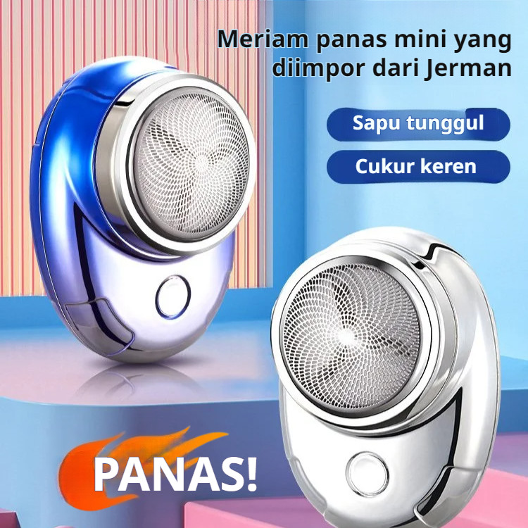 Jual ⚡COD⚡Men's Portable Razor Mini Razor Compact Usb Rechargeable ...