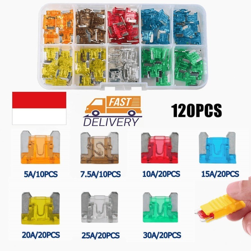 Jual Sekring LOW PROFILE Fuse Blade micro Mini Blade | Shopee Indonesia