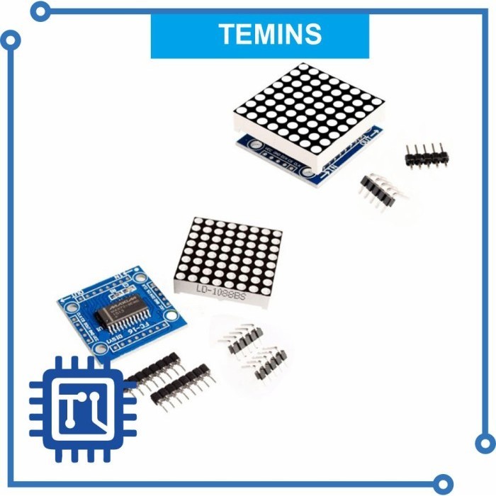 Jual MAX7219 8X8 LED Dot Matrix Display Module | Shopee Indonesia